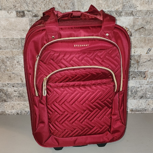 Bagsmart | Bags | Bagsmart Brand New Luggage Dark Red | Poshmark